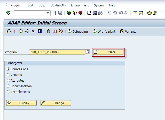 Sap Basis For Beginner Abap Create A Program With Tcode Se38