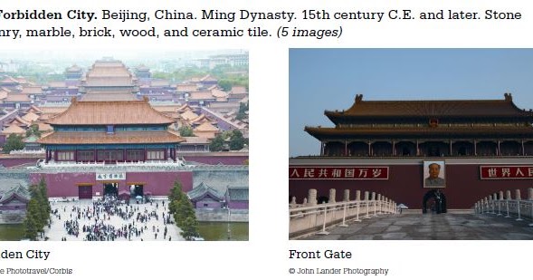 Gibby's AP Art History: 206. Forbidden City - Ming Dynasty, Chinese - c ...