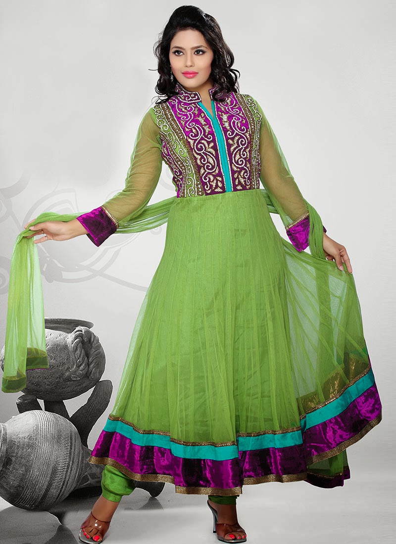 Pictures of Simple Wedding Anarkali Dresses 2014 - missy lovesx3