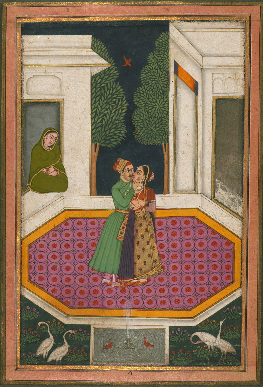 Malava Ragini - Miniature Painting, Deccan School, Ragamala Series ...