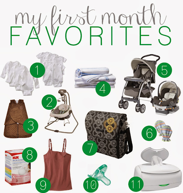 the mcnulty's: Baby's First Month - My Favorite Items