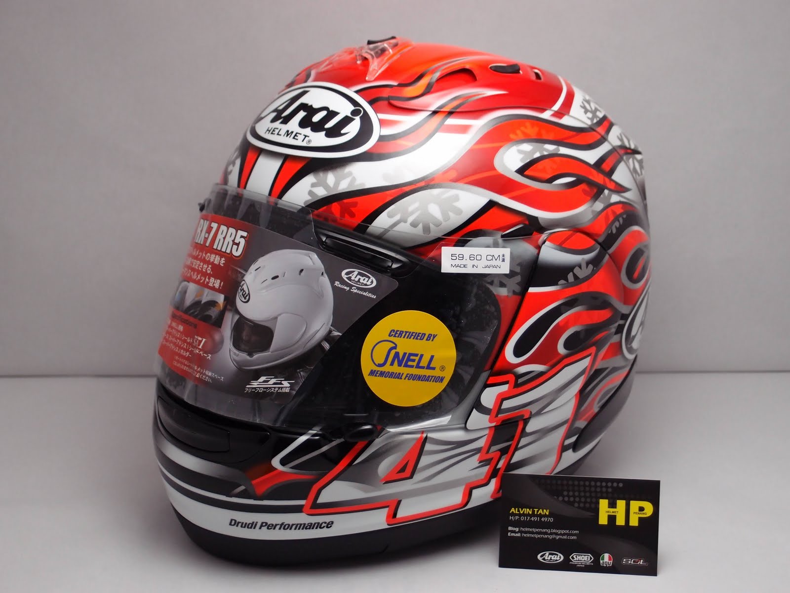 helmetpenang: Arai RX-7RR5 Haga & Hayden