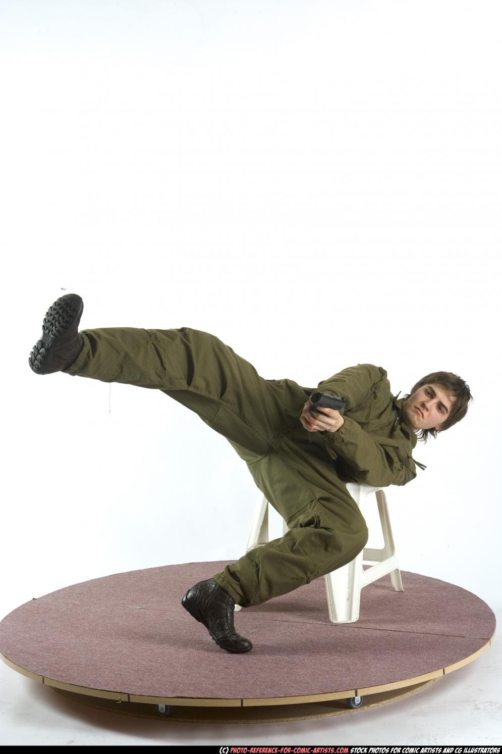 Advanced Figure Drawing 2012: Poses with guns, swords, and fighting