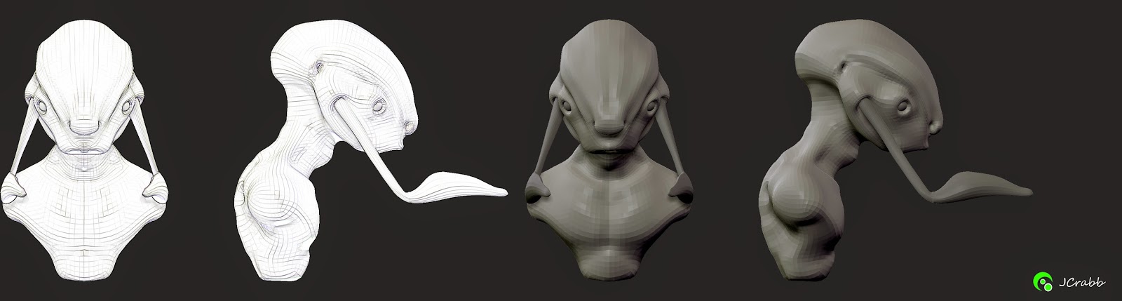 James Crabb- 3d Artist: Alien Clay Quick Sculpt