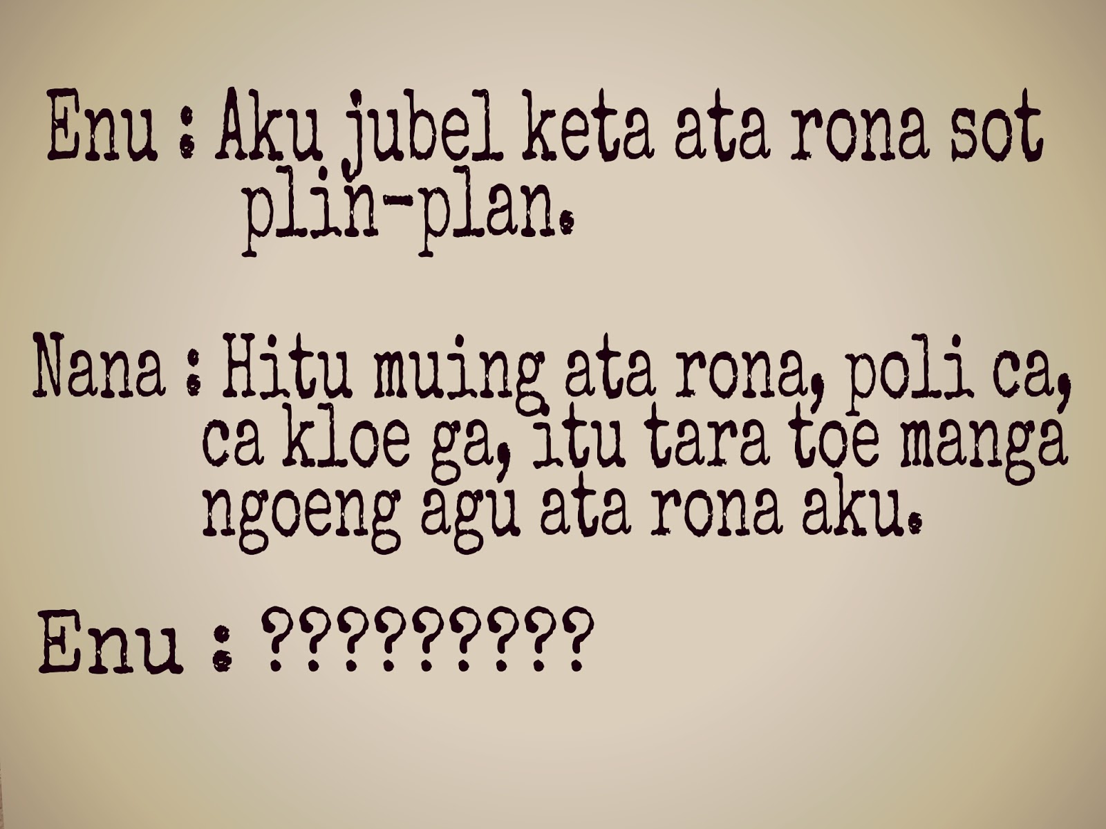 Gambar Contoh Percakapan Singkat Dan Lucu | Gambar Kartun