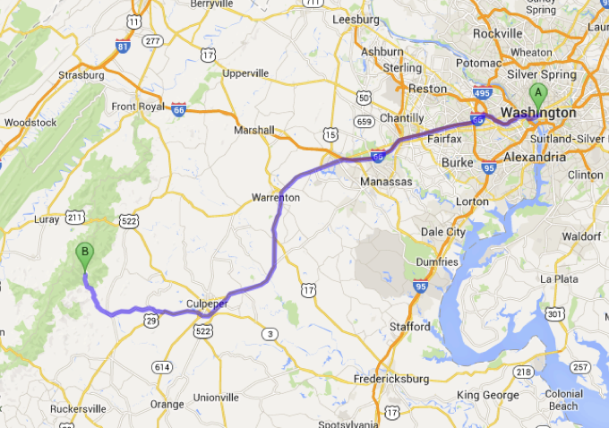 Getting Out of D.C. (Day Trips): Cedar Run Falls (Natural Water Slides)