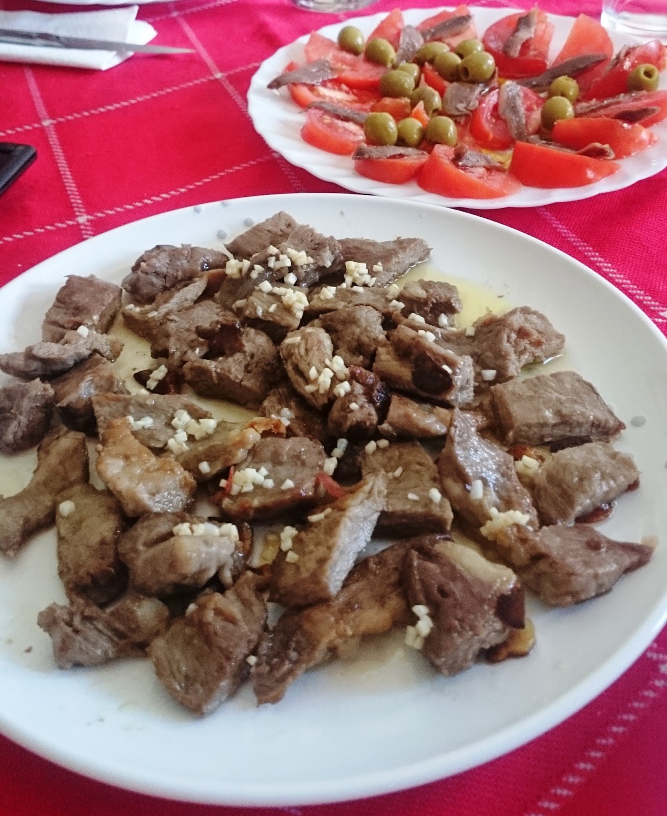 VidaComida: PLUMA IBÉRICA AL AJILLO.