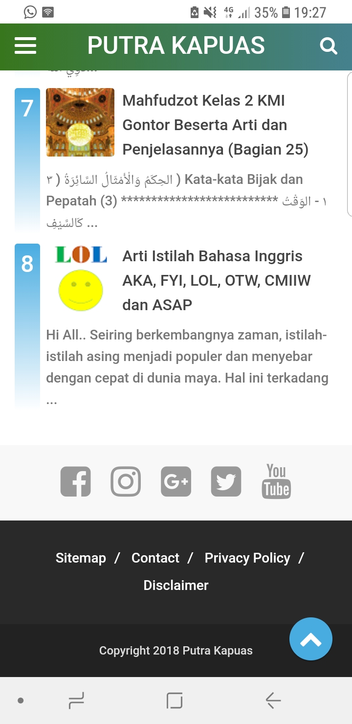 Cara Membuat Tombol Back To Top yang Ringan dan Responsive di Blogspot ...