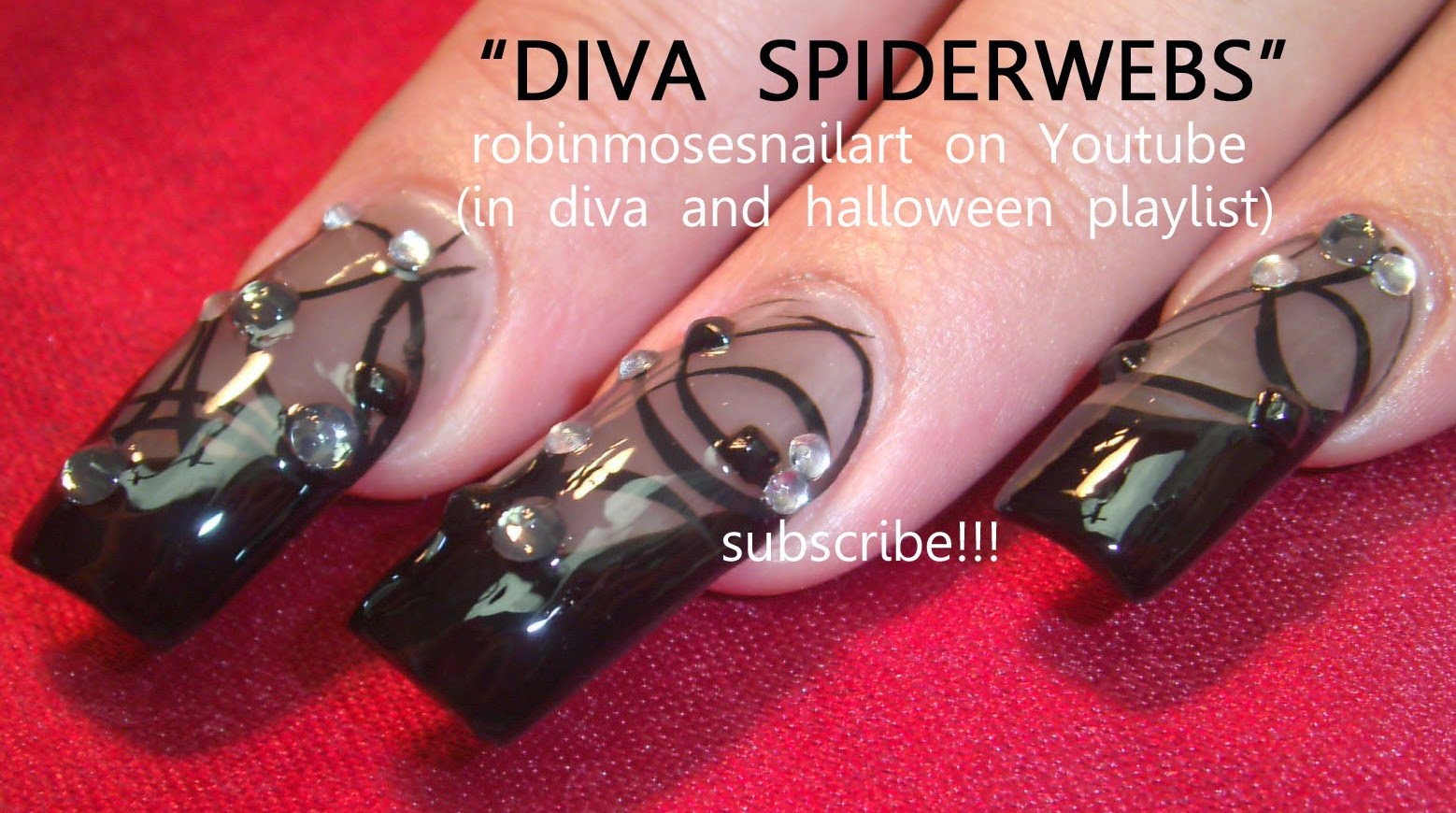 Nail Art by Robin Moses: "grim reaper nails" "halloween nail art ...