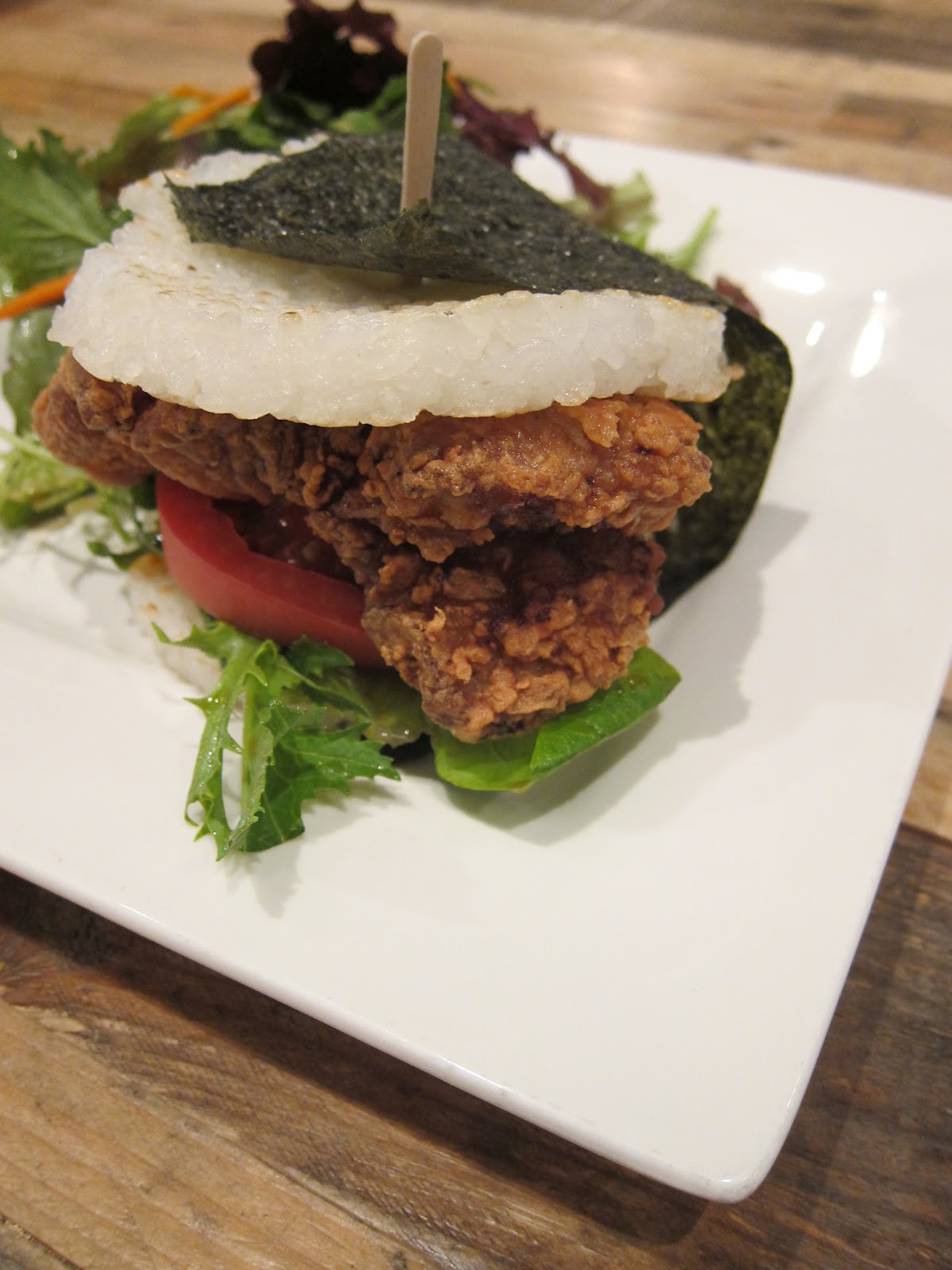 THE BIG EAT: (83) Rice Burger @ Sandbox Bakery