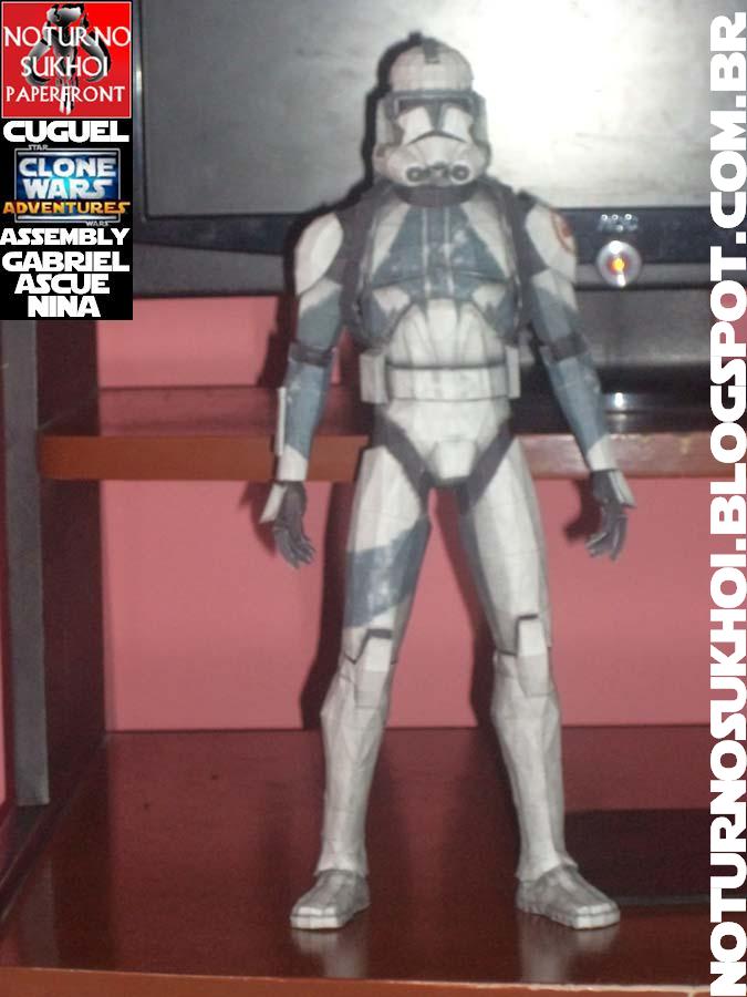 Noturno Sukhoi: Star Wars Clone Wars- Clones Kix-Sinker-Tup_Papercraft