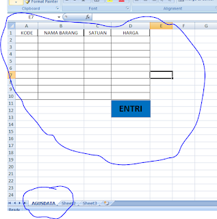 BOKEP BLOG: CARA MEMBUAT FORM SEDERHANA DI EXCEL DENGAN MUDAH