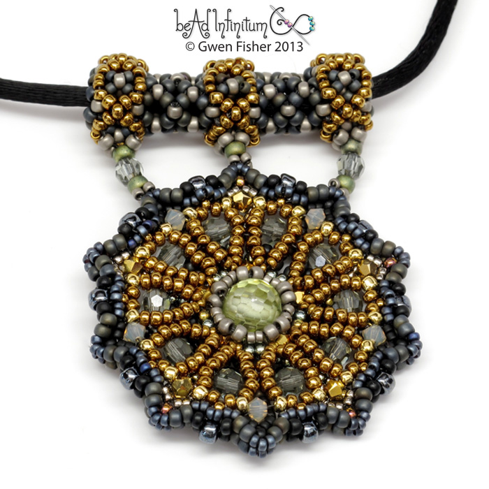 gwenbeads: New Pattern: Beaded Wisdom Mandala