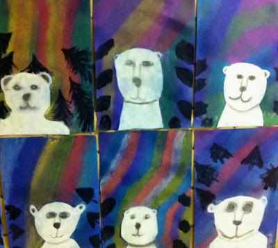 Expression of Imagination: "Polar Bears Under the Northern Lights" by ...