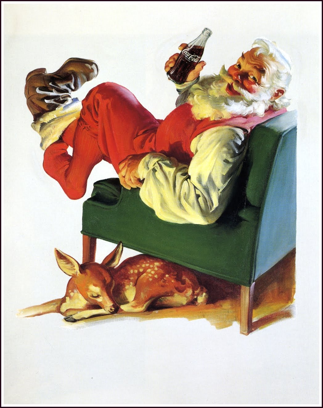 Cartoonatics: Santa Claus by Haddon Sundblom -- Part 2