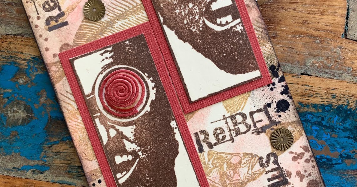 A Crafting Niche: Week 25 - 52 Week Mini Art Card / Tag Challenge 2019