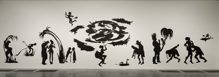 digital mixed media : kara walkers silhouettes