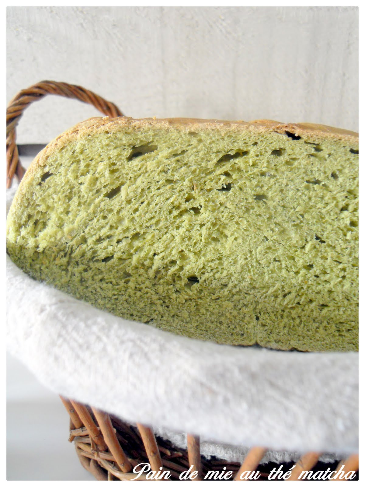 La vie se mange: Pain de mie au thé matcha
