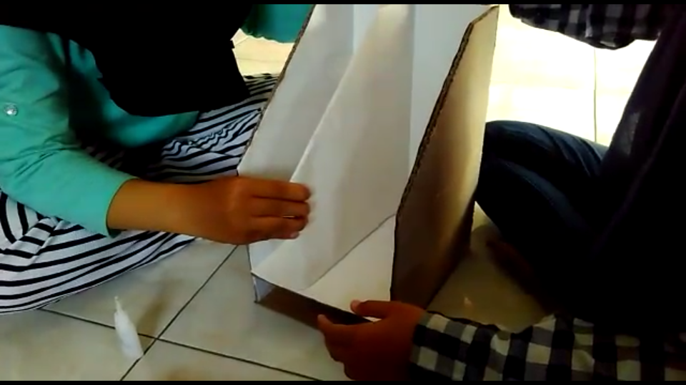 Cara Membuat Box File Dari Kardus