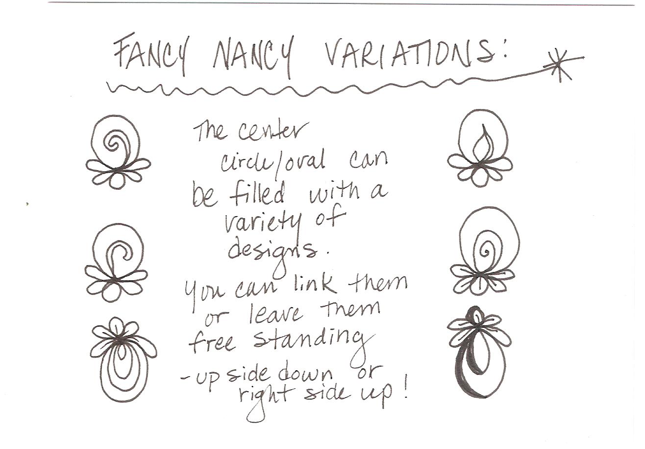 Tickled To Tangle: Fancy Nancy