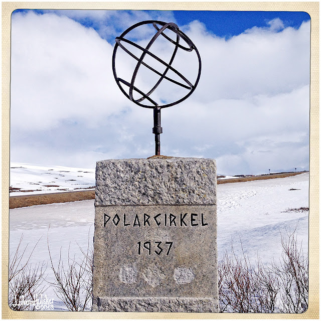 NORGE.nl: Polarcirkel 1937 (Saltfjellet Arctic Circle monument)