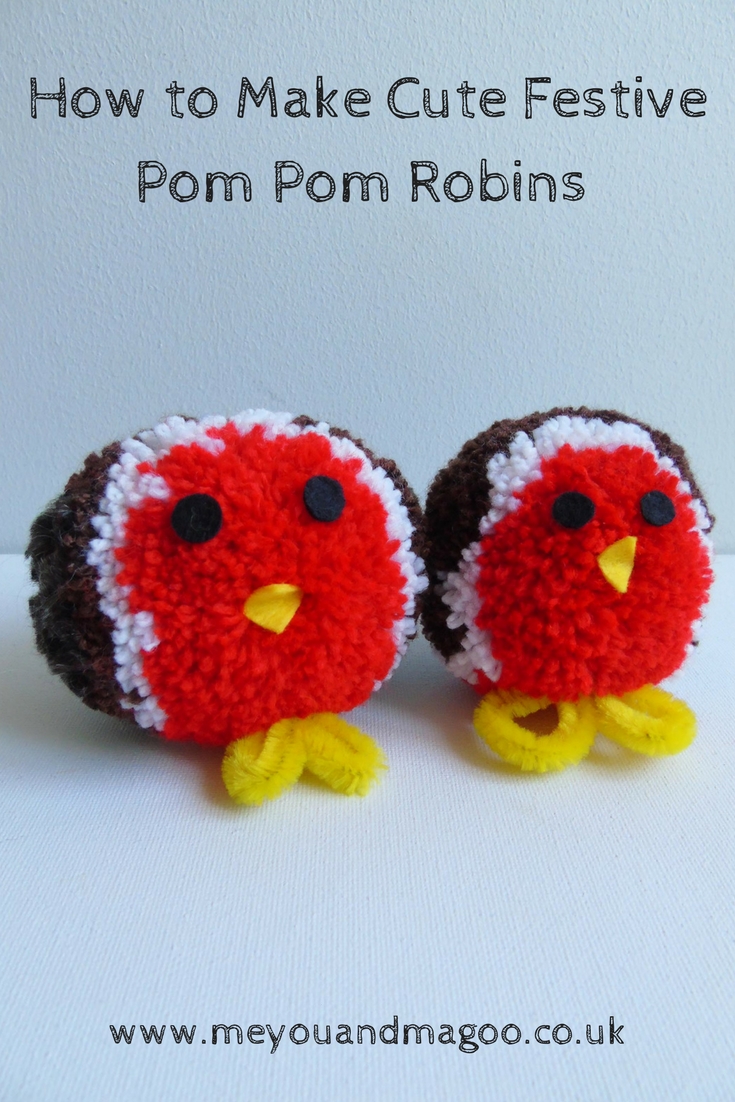 Me, You and Magoo: How to make festive pom pom robins