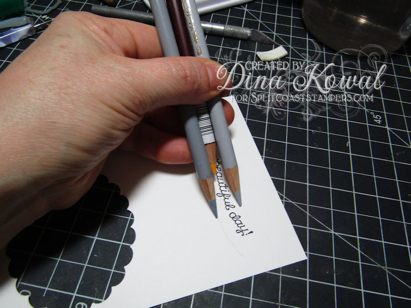 Dina Kowal Creative: Splitcoast Tutorial: Bench Fold Card