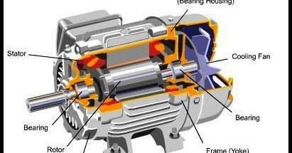 Electrical and Electronics Engineering: Cutaway view of Motor