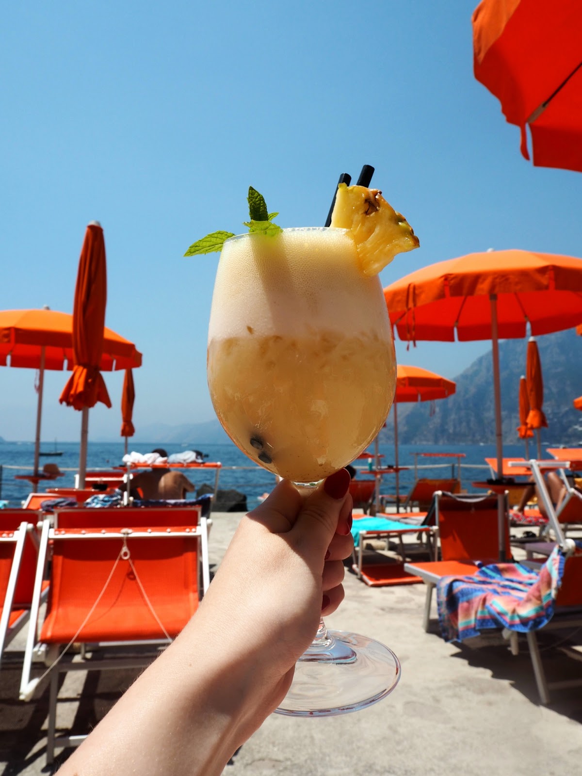 One Fire Beach and Sunset Cocktails, Amalfi | All Things Foxy