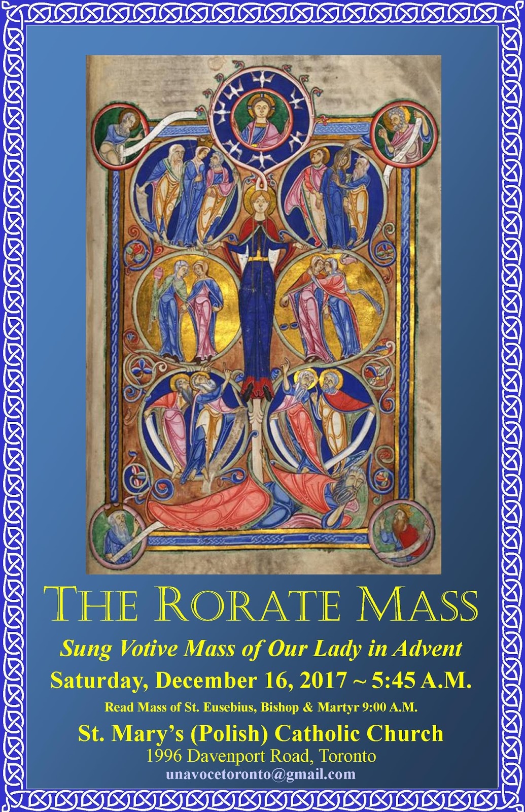 + Toronto Traditional Mass Society + : 2017