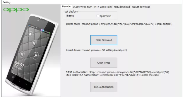 DR Ponsel Software dan Hardware: Oppo Customer Service Tool