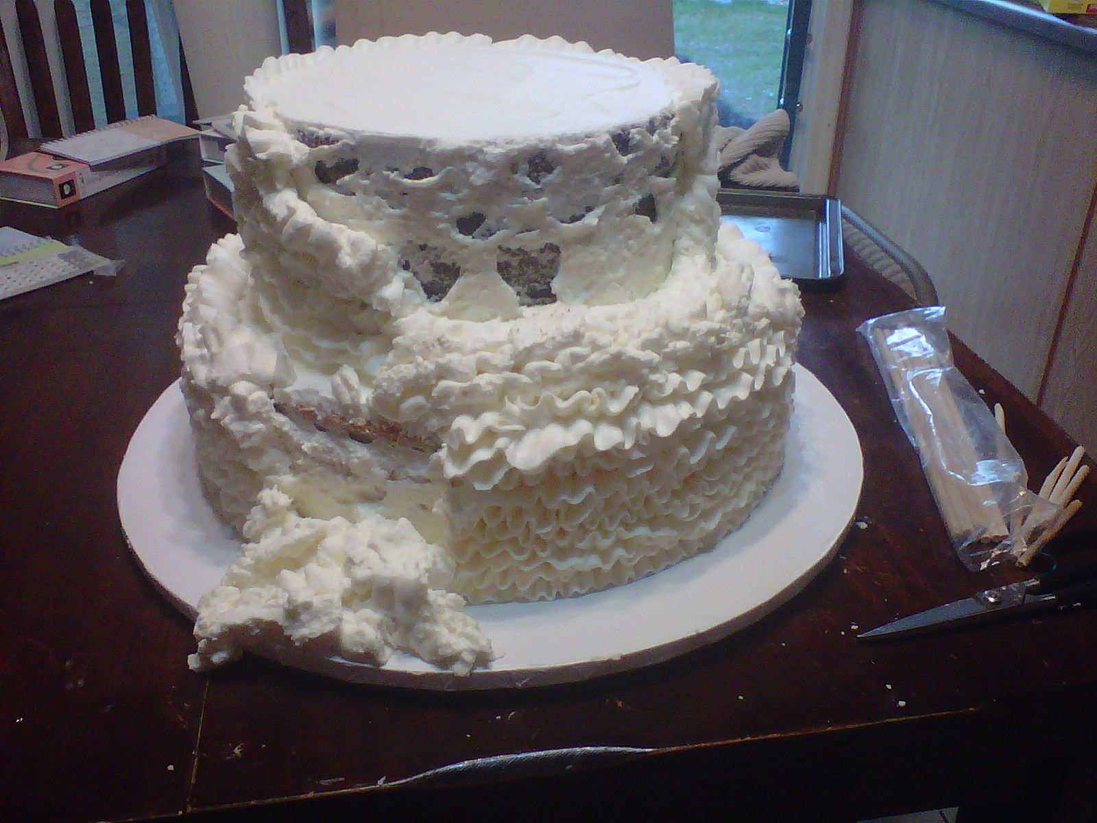 Cakes By Kim: Wedding cake to cry over