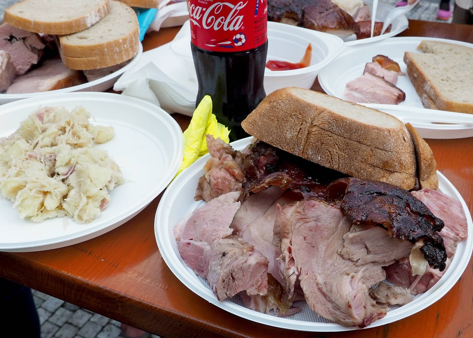 Prague 2016 - Roast Ham at the Old Town Square