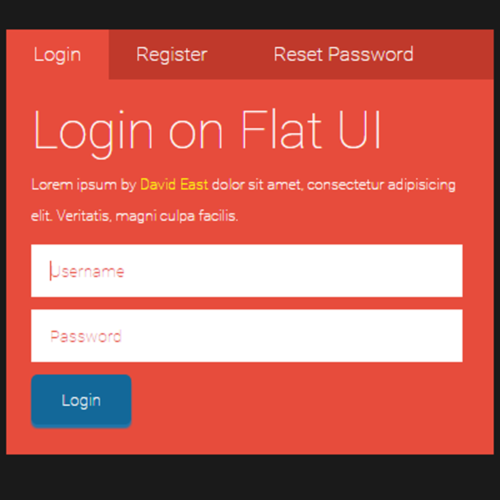 10 Desain Halaman Login Keren + Full Source Code - Part 3 - Blog Fakhri