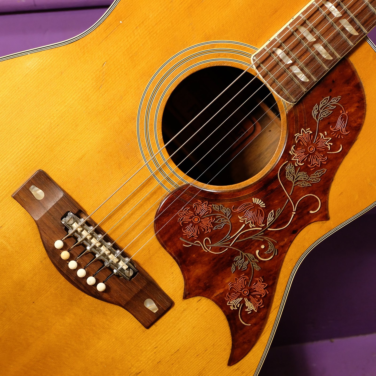 1960s Yamaha FG-300 Jumbo Flattop Guitar