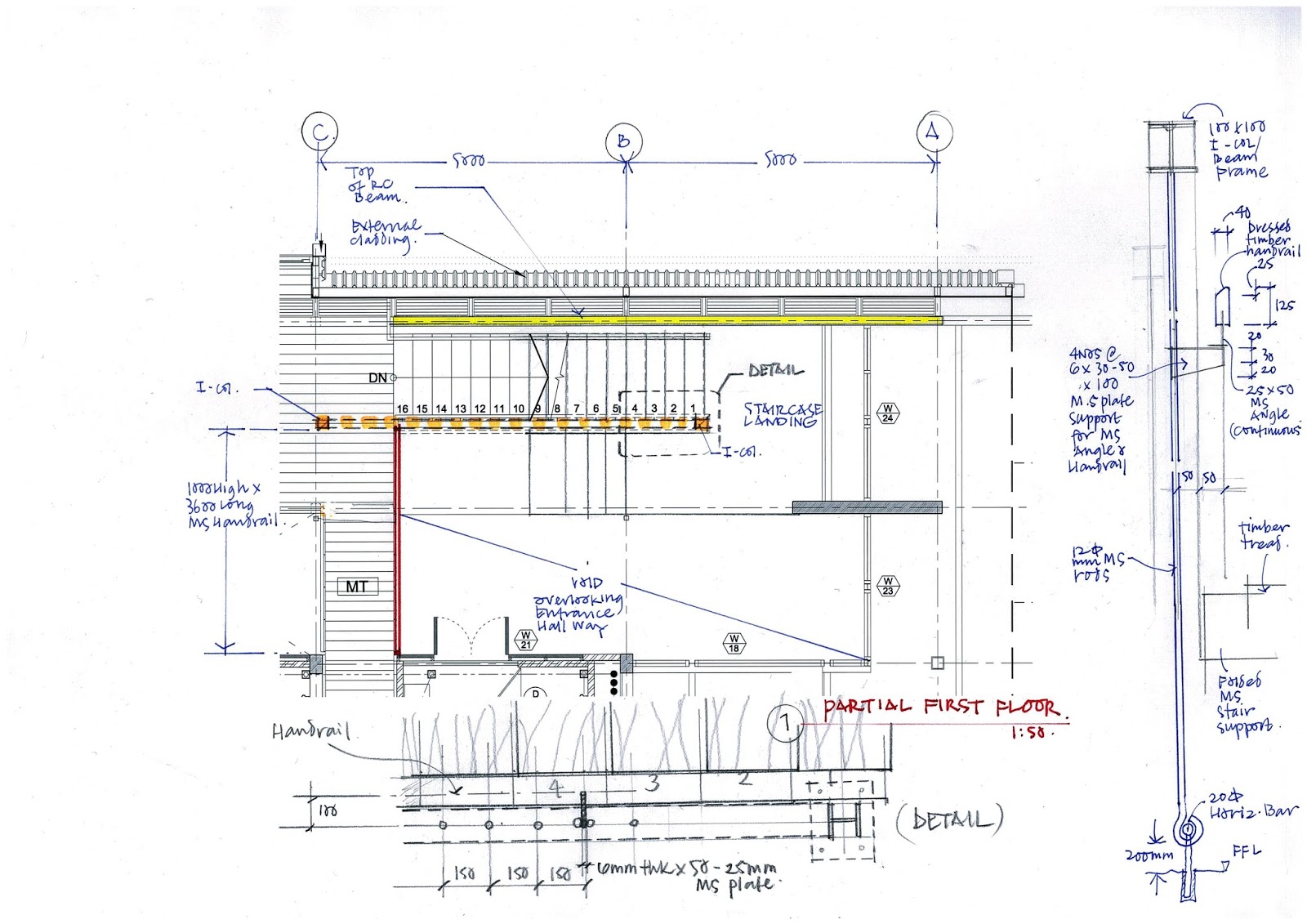 lines on paper: Work sketches - up stairs down stairs