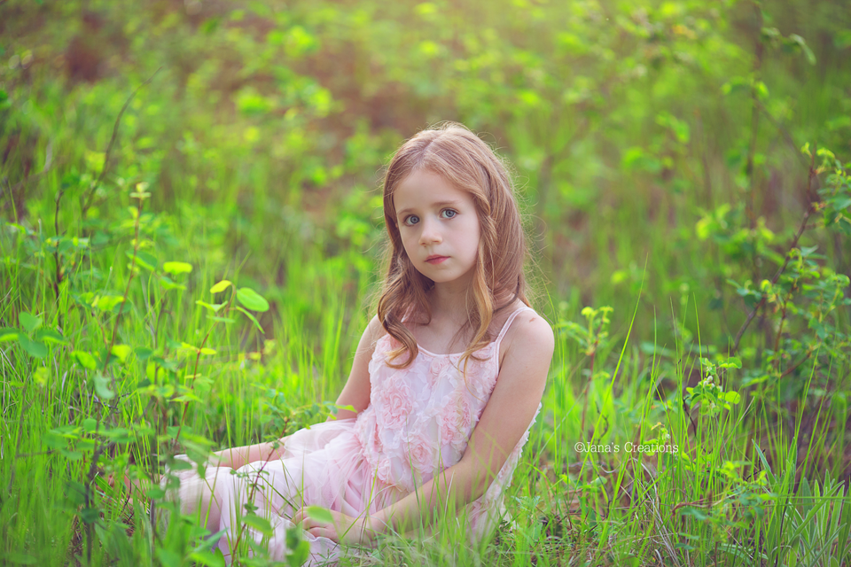 Jana's Creations: The most beautiful 7 yr old I know......