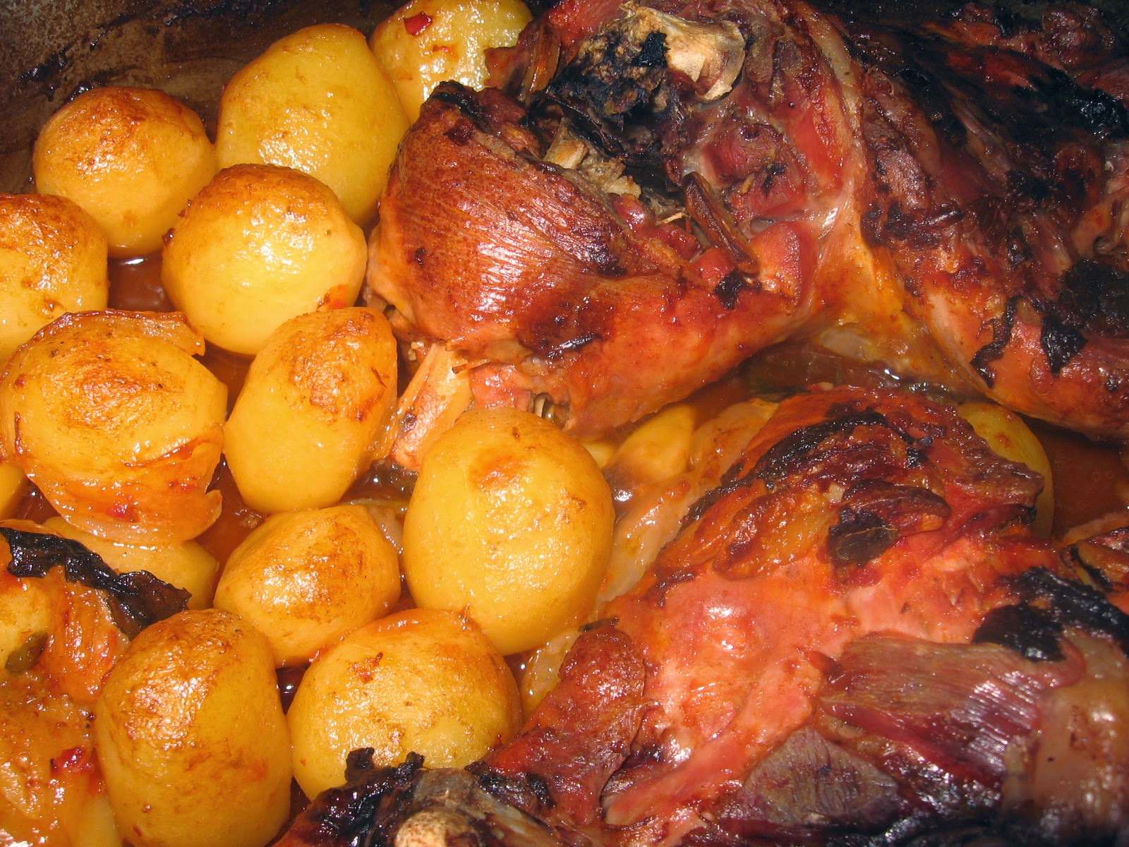 Prazer de comer: Perna de perú assada no forno