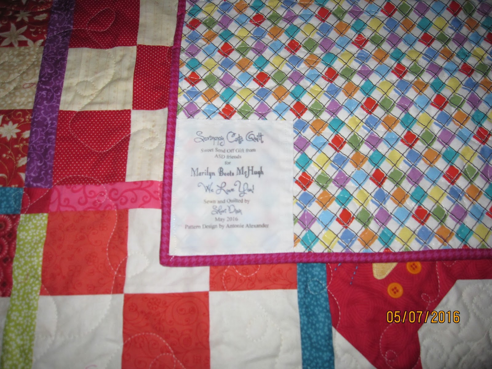 Sunshine in the Attic: Scrappy Cats Quilt Finish