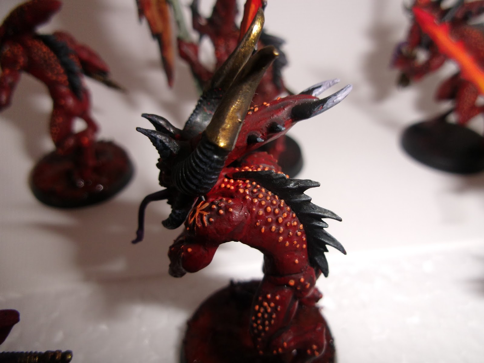The Mad Mek's Workshop : Finished Painting Bloodletters of Khorne