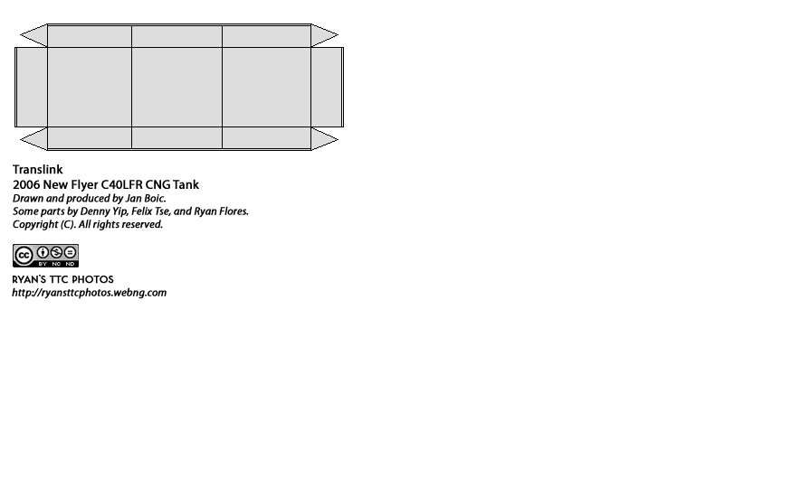SP. Papel Modelismo: PaperBus 2006 New Flyer C40LFR - Translink
