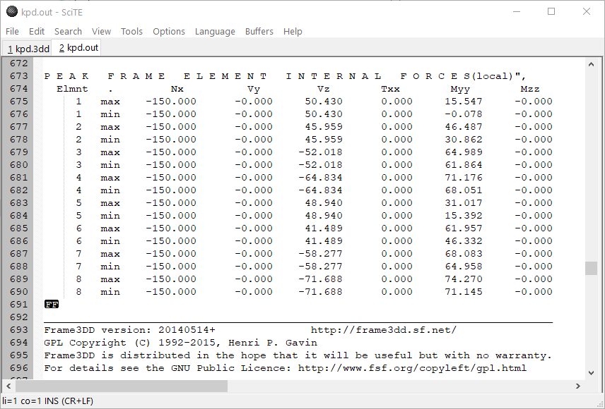 solver FE software A,B,C atau D untuk analisa kolom portal orde-dua ...