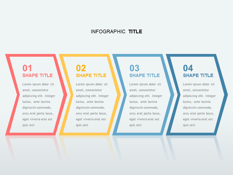 Process Outline Arrow PowerPoint Templates - PowerPoint Free