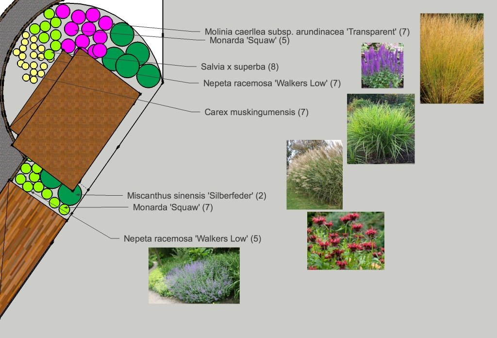 ellisgardendesign: Planting Plan and Home Office