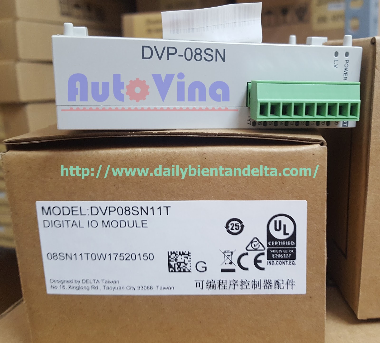 DVP08SN11T Module PLC Delta | Delta - Mitsubishi - Siemens