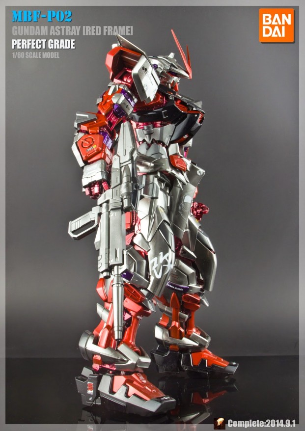 Painted Build: PG 1/60 Gundam Astray Red Frame "Metallic Build"