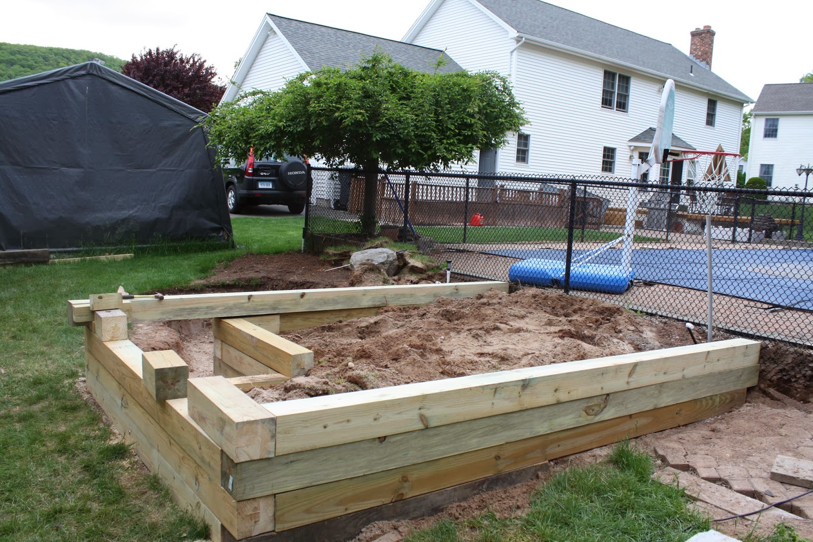 Greenhouse Aquaponics: Greenhouse Foundation
