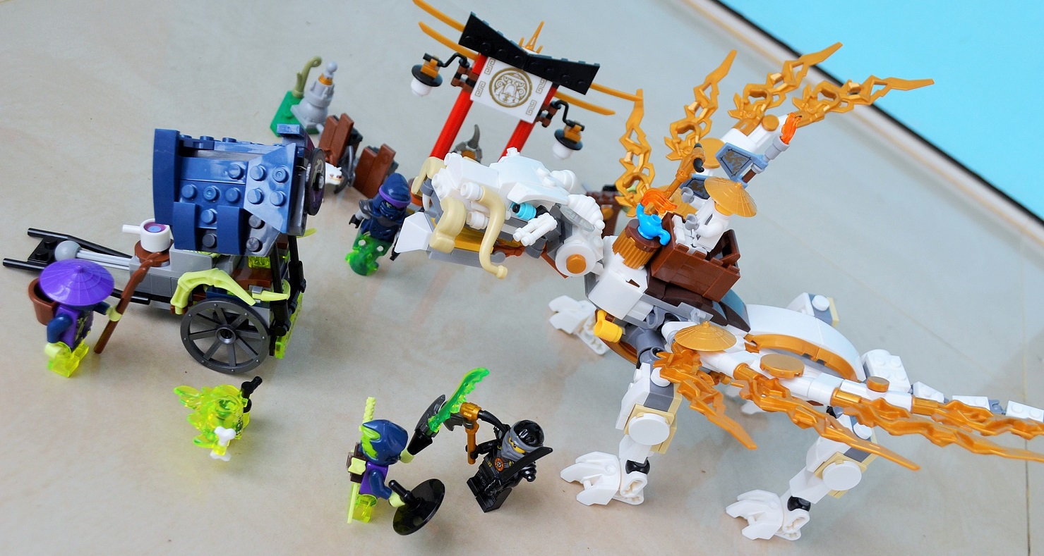 Brick Toys and all Sorts: SY387 Ninja - Sensei Wu White Dragon
