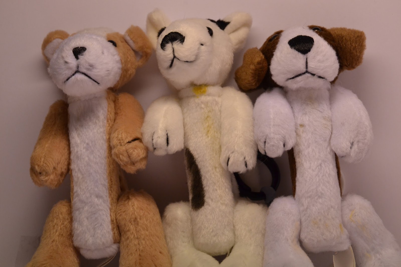 PEZ-files: Brutis, Rascal and Barney from Fuzzy Friends - Dogs