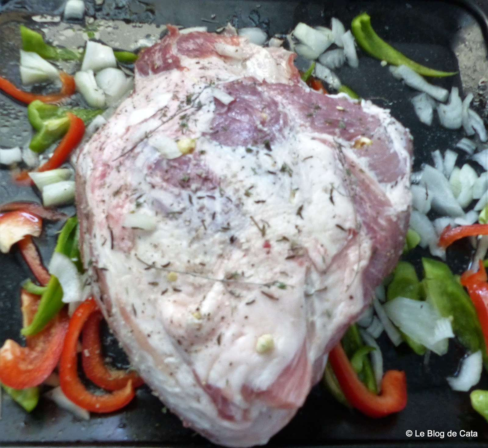 Blogul lui Cătă: Spata de porc la cuptor cu fasole alba